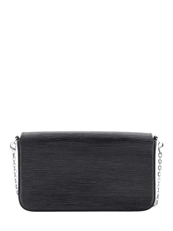 LOUIS VUITTON Felicie Pochette Epi Leather Crossbody Bag - Black