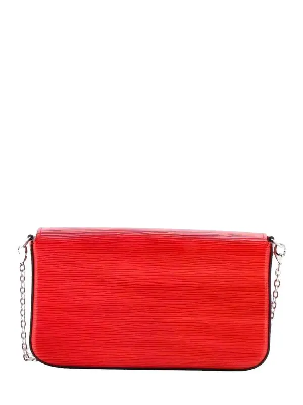 LOUIS VUITTON Felicie Pochette Epi Leather Crossbody Bag - Red