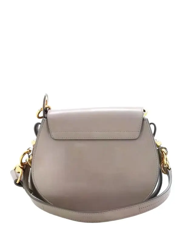 Chloé Tess Bag Leather Small Shoulder Bag - Neutrals