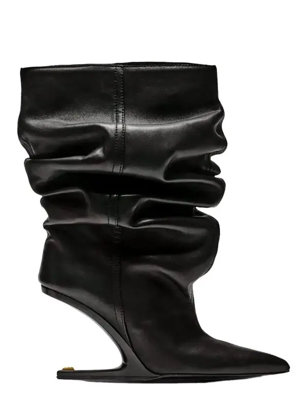 Balmain No Wedge Ankle Boots - Black