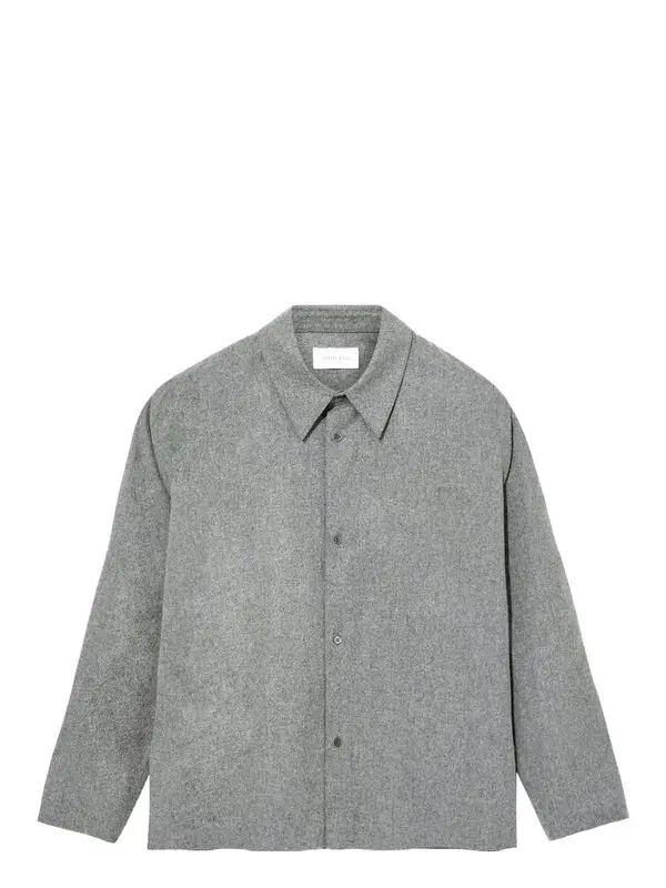 BERNER KUHL Cordial Biella Button-down Pocket Shirt - Grey