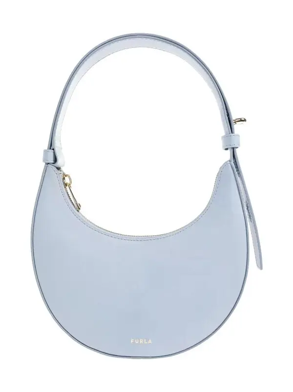 Furla Crescent Zip Mini Tote Bag - Blue