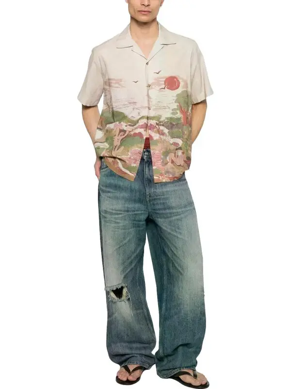 CARNE BOLLENTE Printed Shirt - Neutrals