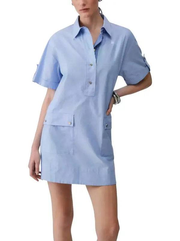 Liu Jo Short Shirt Dress - Blue