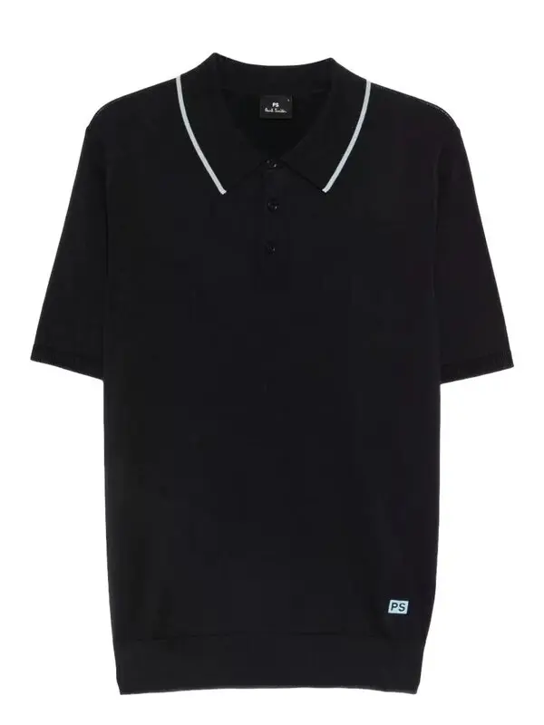 Paul Smith Piped-trim Polo Shirt - Blue