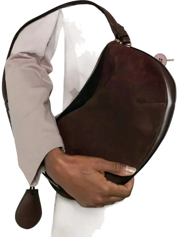 NEOUS Libra Chain-detail Shoulder Bag - Brown