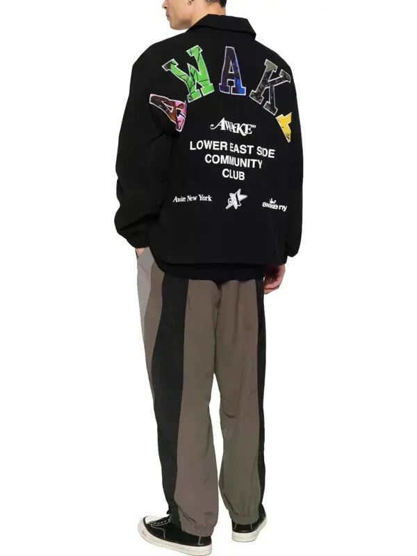 AWAKE NY L.e.s. Community Coaches Jacket - Black