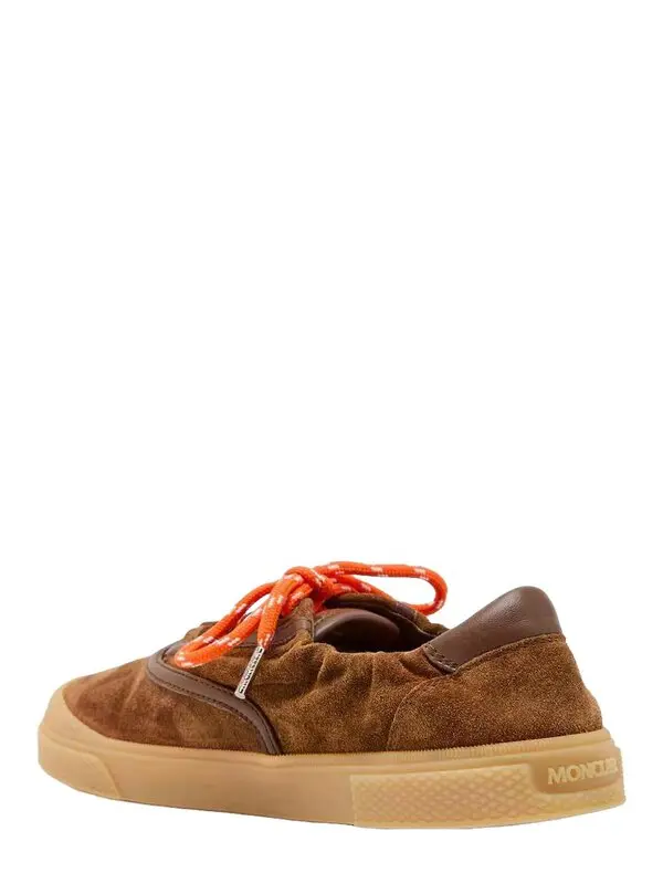Moncler Vera Leisure Suede Sneakers - Brown