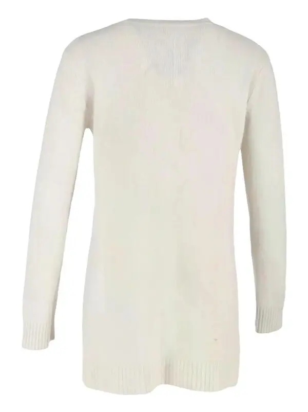 Max Mara Selina Oversized Wool Sweater - White