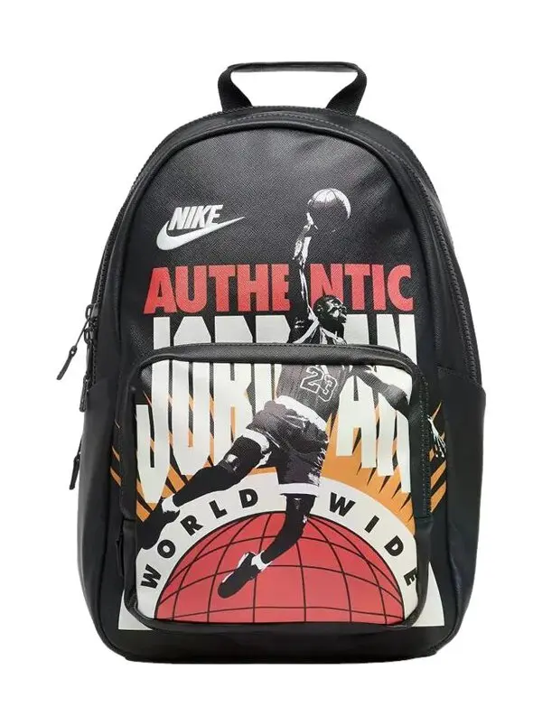 JORDAN Graphic Print Backpack - Black