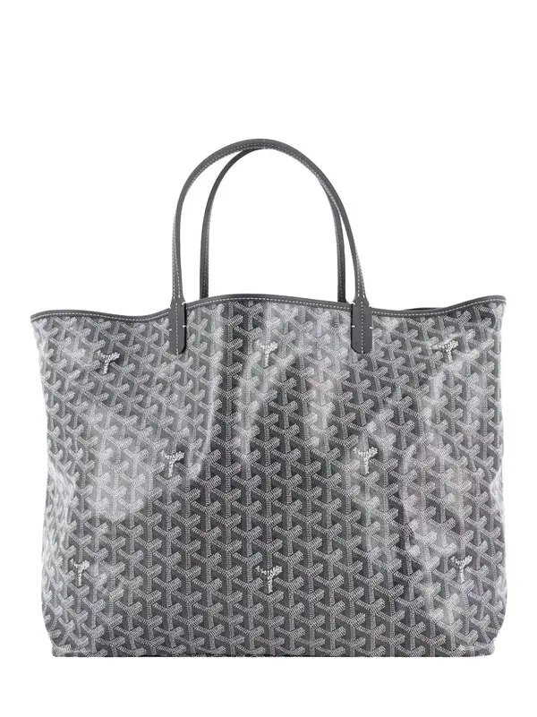 Goyard Saint Louis Coated Canvas Gm Tote Bag - Grey