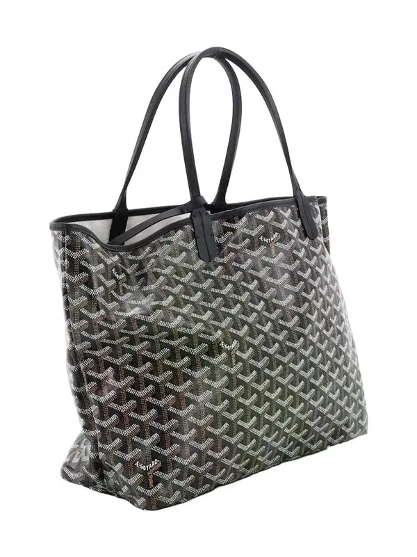 Goyard Saint Louis Coated Canvas Pm Tote Bag - Black