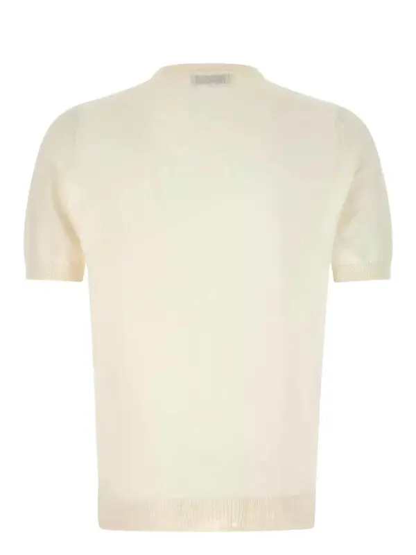John Smedley Crew Neck Kempton T-shirt - Neutrals