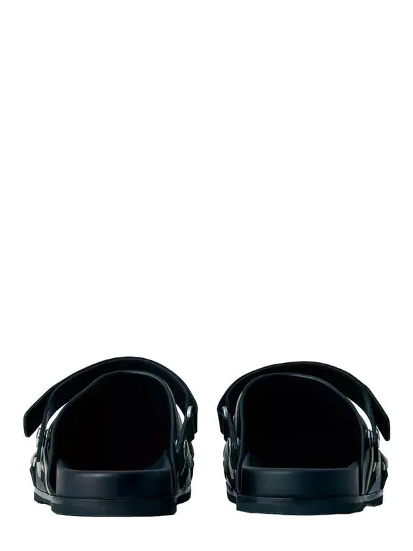 Rick Owens Cross-strap Slippers - Black