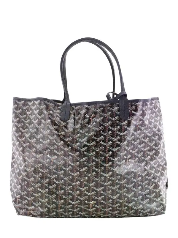 Goyard Saint Louis Coated Canvas Pm Tote Bag - Black