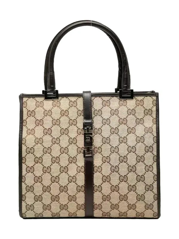 Gucci 2000-2015 Gg Canvas Jackie Handbag - Brown