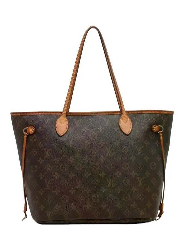 LOUIS VUITTON Monogram Neverfull Mm Tote Bag - Brown