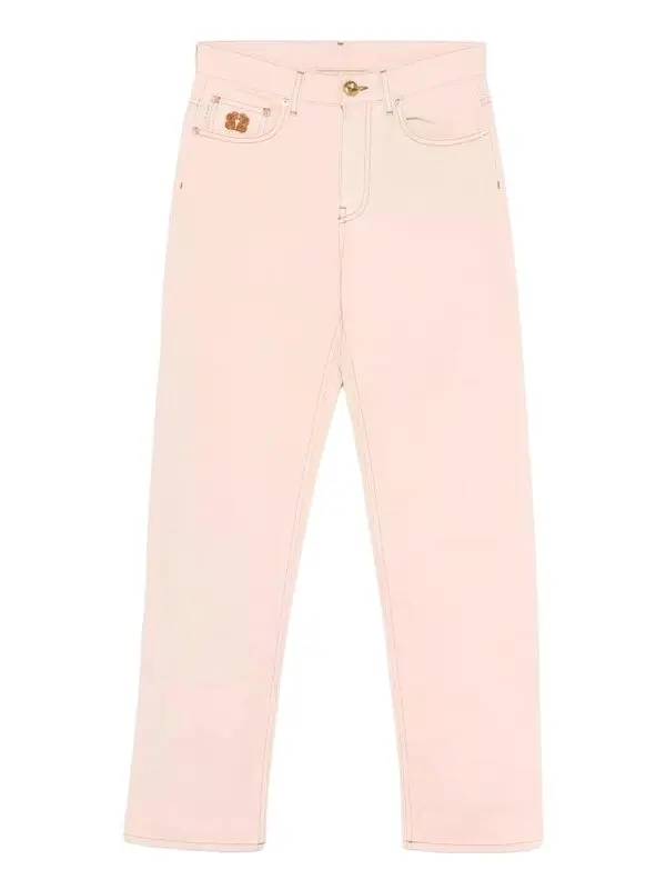 BLAZÉ MILANO Emblem Straight Jeans - Pink