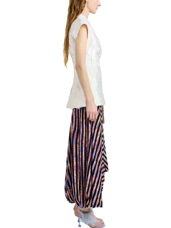 Proenza Schouler Jacquard Belted Gilet - Neutrals