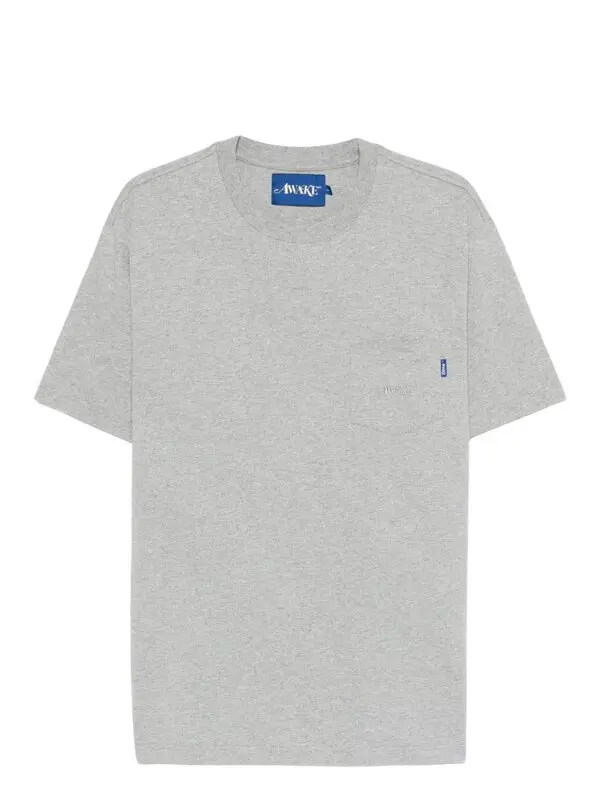 AWAKE NY Chest-pocket T-shirt - Grey