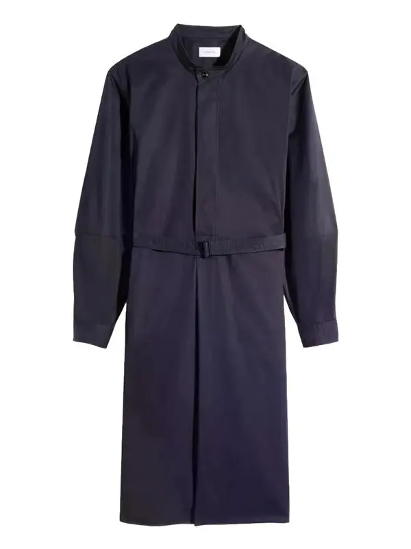LEMAIRE Belt Mini Shirt Dress - Blue
