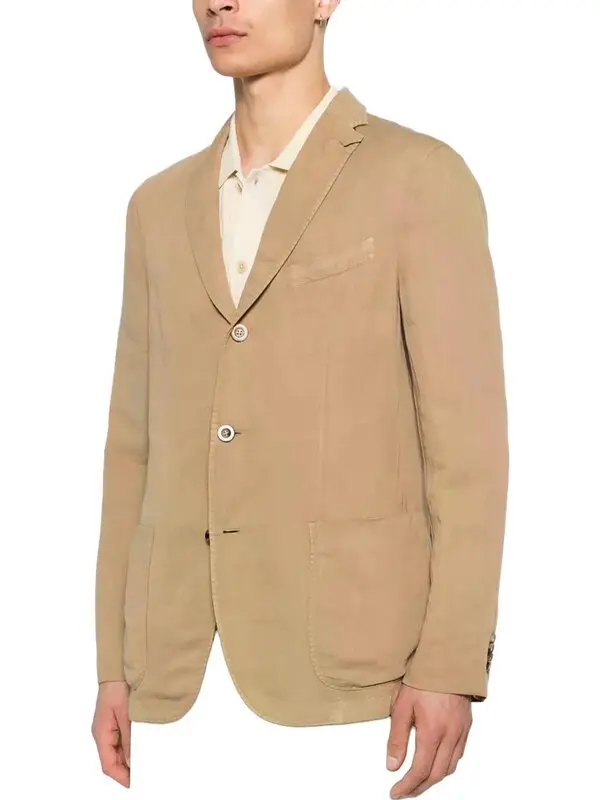 Boglioli Notched-lapel Blazer - Neutrals