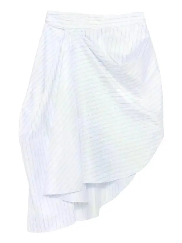 JW Anderson Striped Skirt - White
