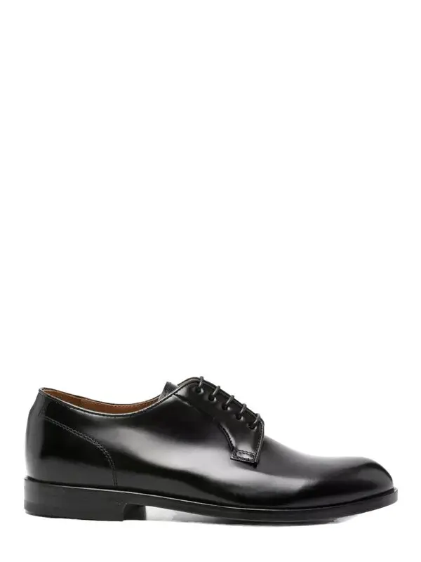 GREEN GEORGE Lace-up Derby Shoes - Black