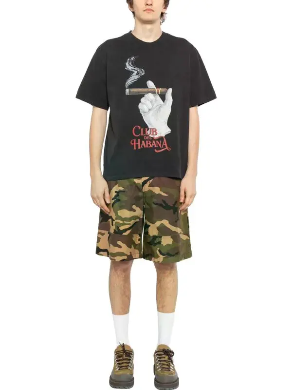 MELT Cigar-print T-shirt - Black