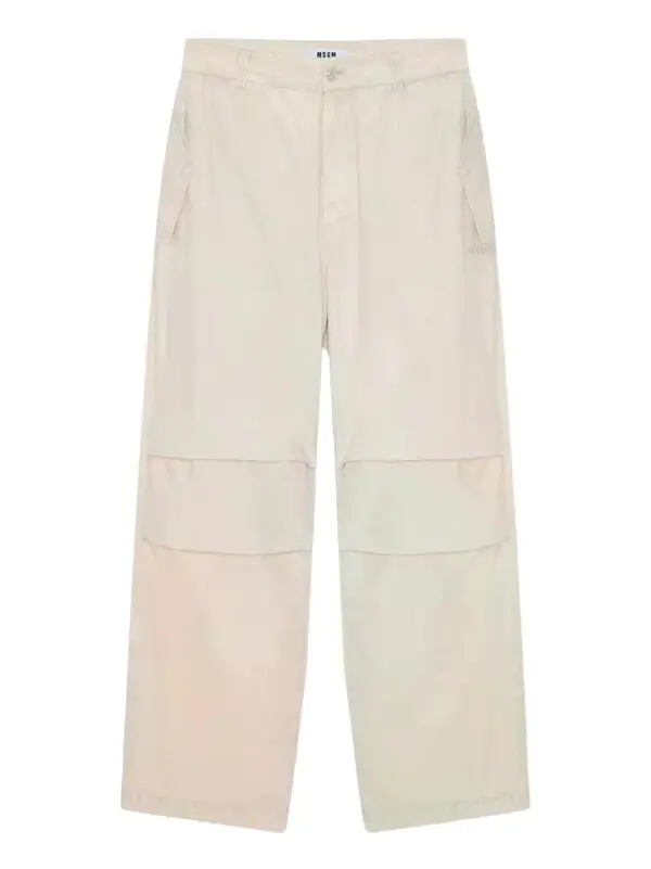 MSGM Welt Pocket Trousers - Neutrals