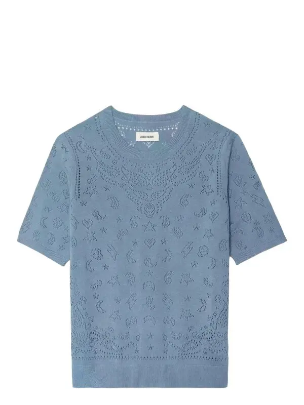 Zadig&Voltaire Dolly Crew-neck Sweatshirt - Blue