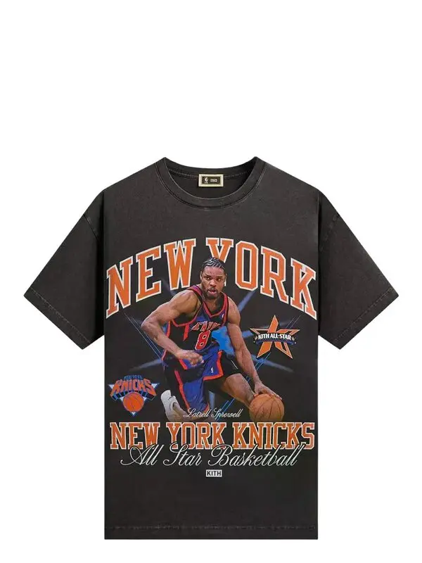 Kith All-star Ny Knicks Graphic T-shirt - Black