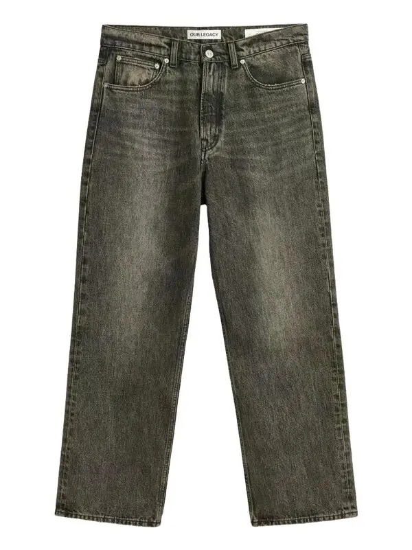Our Legacy Third Cut Jeans In Dark - Grey