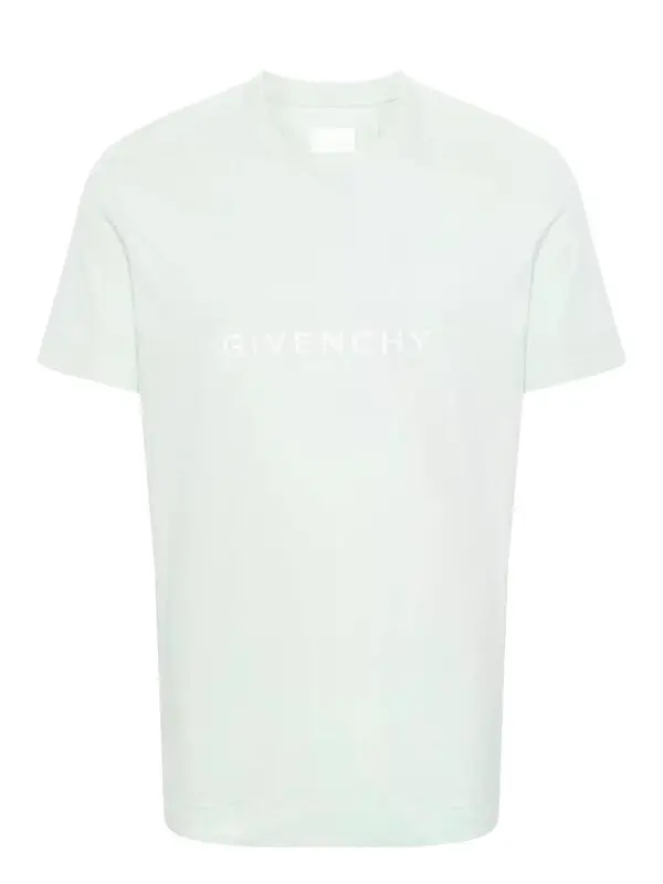Givenchy Logo-print Cotton T-shirt - Green