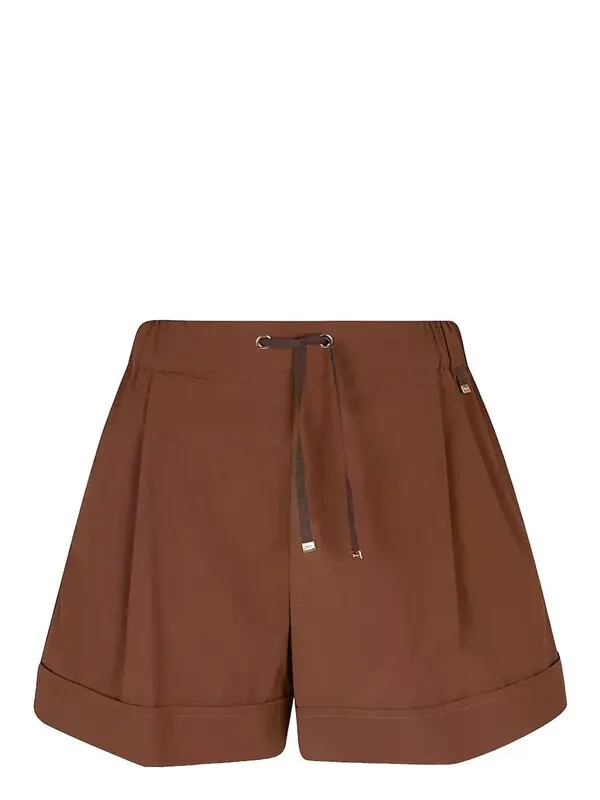 Herno Patch Pocket Tailored Shorts - Brown