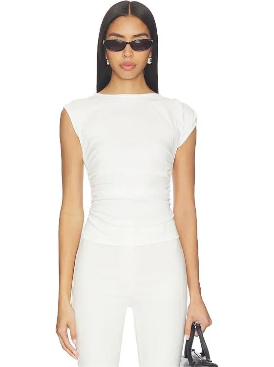 ALL THE WAYS Lurice Muscle Tee - White