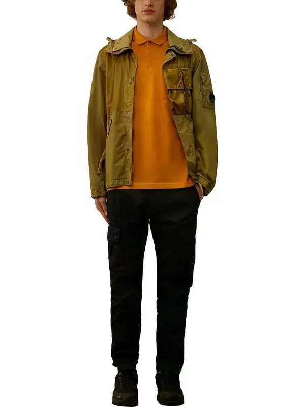 C.P. COMPANY Chest-pocket Polo Shirt - Orange
