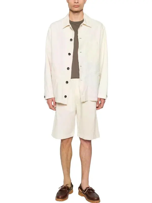 Barena Venezia Elasticated Waistband Shorts - Neutrals