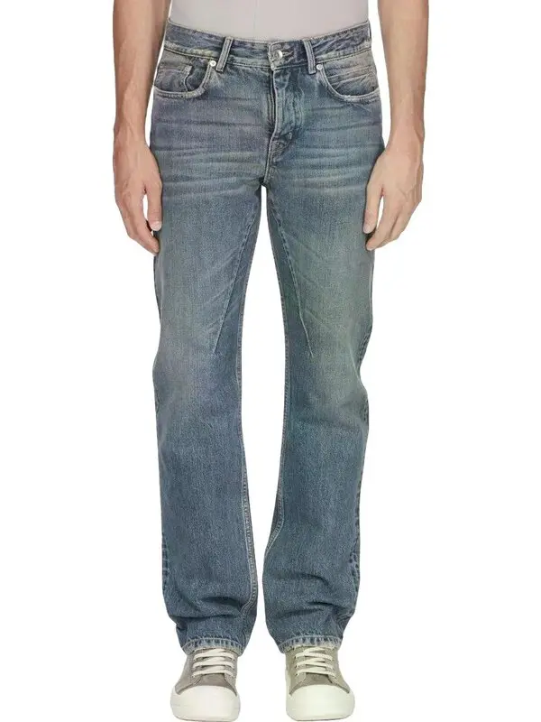Rick Owens Fog Cut Belt-loop Jeans - Blue