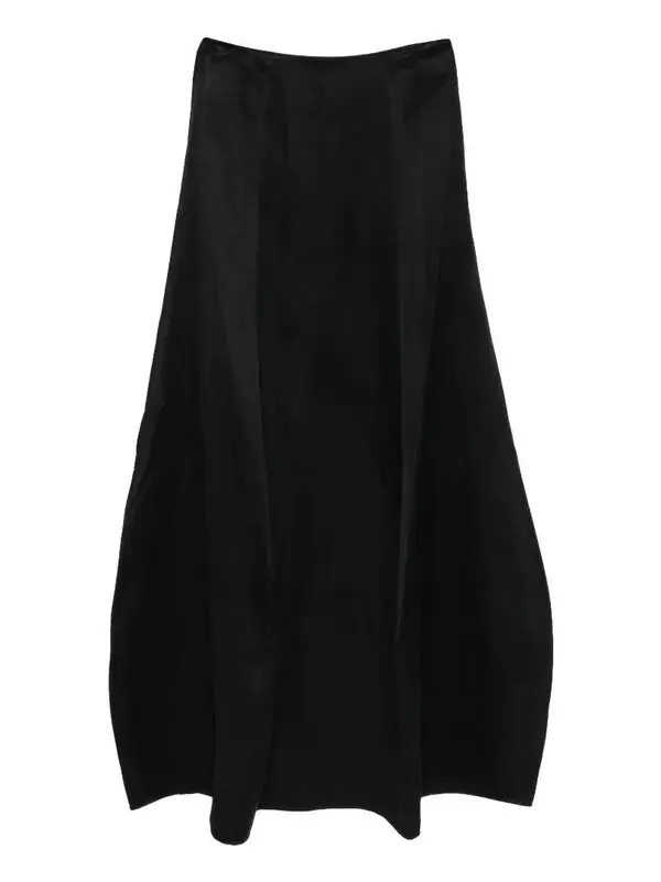 RUOHAN Onyx Cocoon Skirt - Black