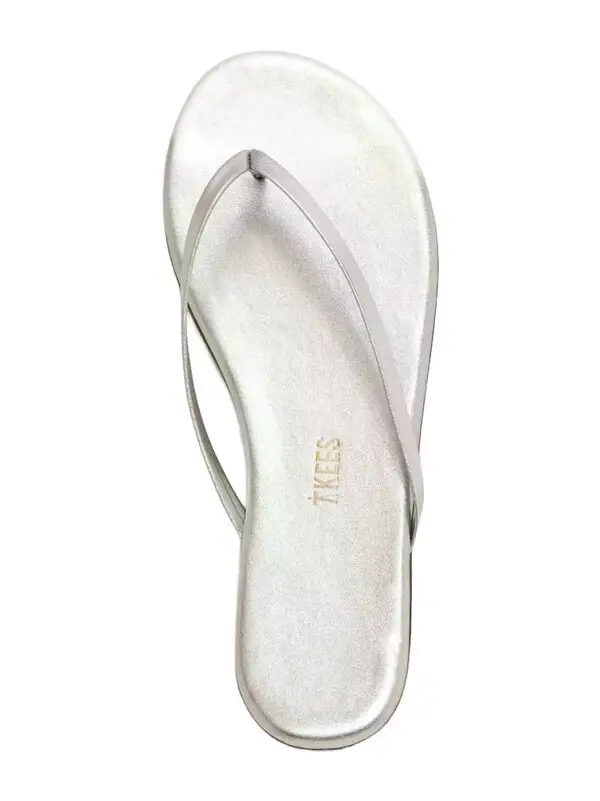 Tkees Lily Fairylust Metallic Strap Flip-flops - Silver