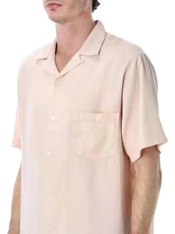 Portuguese Flannel Dogtown Pocket-detail Button-up Shirt - Pink