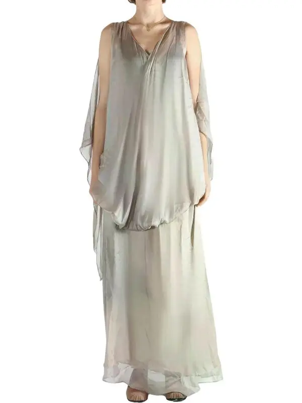 YANGKEHAN Sleeveless Maxi Dress - Grey