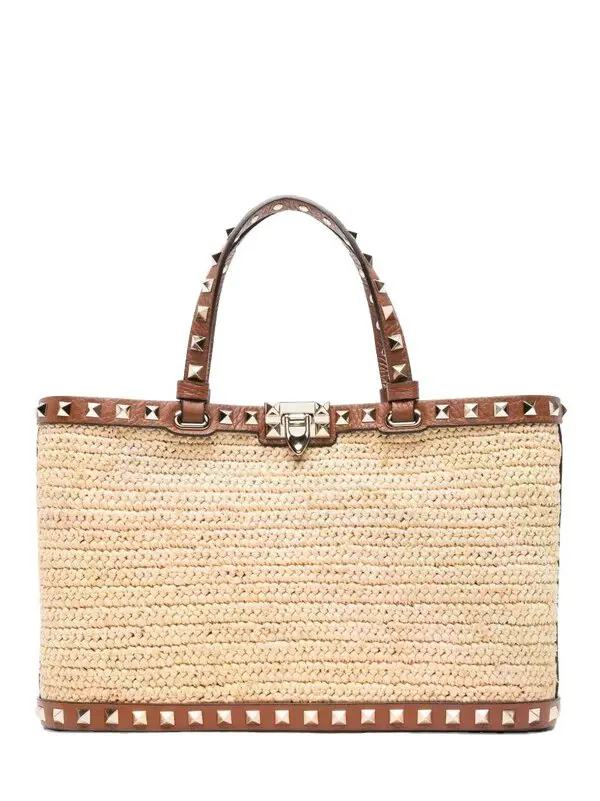 Valentino Garavani Rockstud Tote - Neutrals