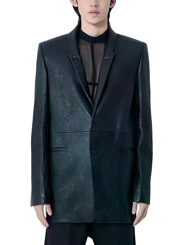 Rick Owens Single-breasted Blazer - Black