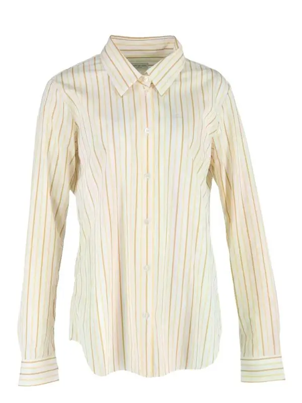 Dries Van Noten Striped Cotton Button-down Shirt - Neutrals