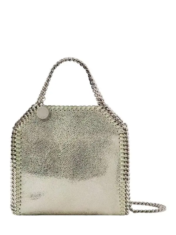 Stella McCartney Falabella Tiny Chain Handle Tote Bag - Silver