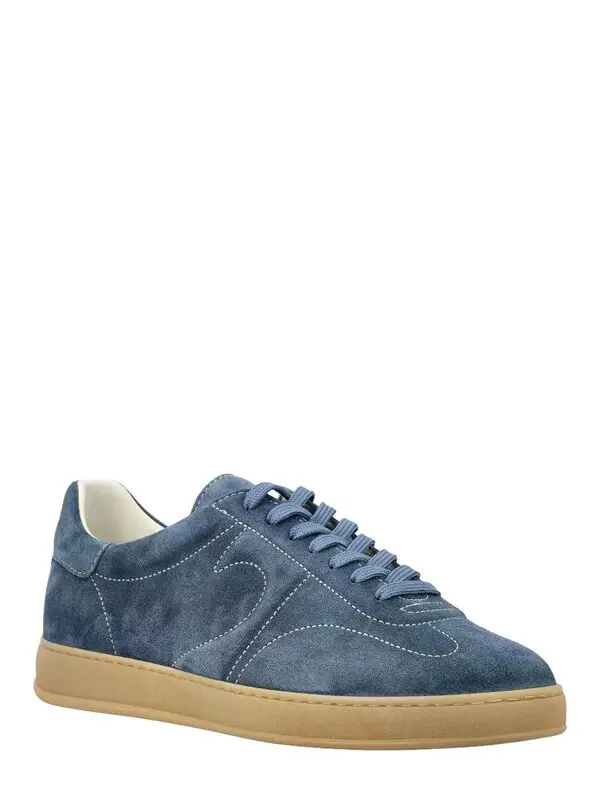 Tagliatore Lace-up Suede Sneakers - Blue