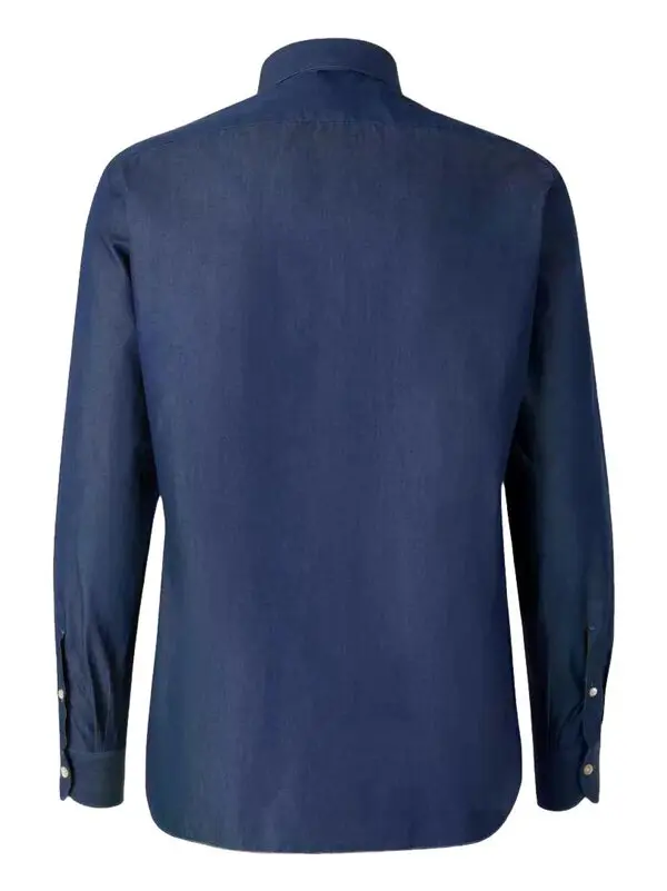 LUIGI BORRELLI Buttoned Shirt - Blue