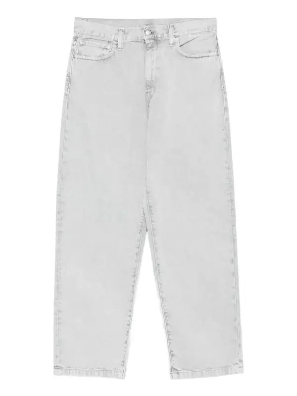 Carhartt Work In Progress Logo Detail Jeans - Grey